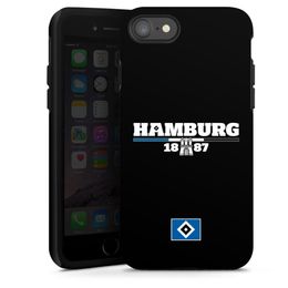 DeinDesign iPhone SE (2020) Handy Panzer Handyh&uuml;lle robuste Outdoor H&uuml;lle Schutzh&uuml;lle matt Official Licensed Product Hamburg Hsv Tough Case