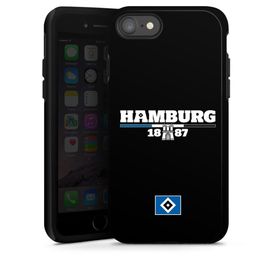 DeinDesign iPhone SE (2020) Handy Panzer Handyh&uuml;lle robuste Outdoor H&uuml;lle Schutzh&uuml;lle gl&auml;nzend Official Licensed Product Hamburg Hsv Tough Case