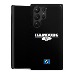 DeinDesign Galaxy S23 Ultra Handy Premium Case Smartphone Handyh&uuml;lle Schutzh&uuml;lle gl&auml;nzend Hamburg Official Licensed Product Hsv Premium Case