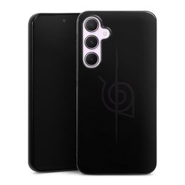 DeinDesign Galaxy A55 5G Handy Silikon H&uuml;lle Case schwarz Handyh&uuml;lle Konoha Sasuke Naruto Shippuden