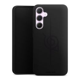 DeinDesign Galaxy A55 5G Handy Premium Silikon H&uuml;lle Handyh&uuml;lle schwarz Case Konoha Sasuke Naruto Shippuden Silikon Premium Case