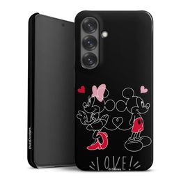 DeinDesign Galaxy S25 Handy Premium Case Smartphone Handyh&uuml;lle Schutzh&uuml;lle gl&auml;nzend Disney Love Premium Case