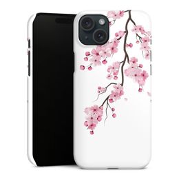 DeinDesign iPhone 15 Plus Handy Premium Case Smartphone Handyh&uuml;lle Schutzh&uuml;lle gl&auml;nzend Aisa Japan Cherry Blossom Premium Case
