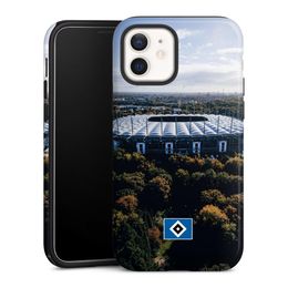 DeinDesign iPhone 12 mini Handy Panzer Handyh&uuml;lle robuste Outdoor H&uuml;lle Schutzh&uuml;lle gl&auml;nzend Hsv Hamburger Sv Stadium Tough Case