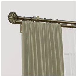 Gardinenstange Indeko "Volterra", gold (altmessingfarben), L:250cm &Oslash;:16mm, Eisen, Gardinenstangen