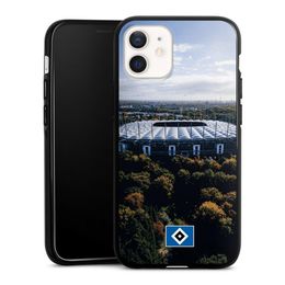 DeinDesign iPhone 12 mini Handy Silikon H&uuml;lle Case schwarz Handyh&uuml;lle Hsv Hamburger Sv Stadium