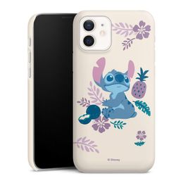 DeinDesign iPhone 12 Handy Premium Case Smartphone Handyh&uuml;lle Schutzh&uuml;lle matt Flowers Lilo & Stitch Official Licensed Product Premium Case
