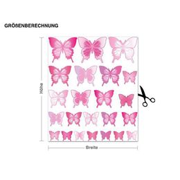 Bilderwelten Wandtattoo Tiere modern selbstklebend Wandaufkleber - Schmetterlingsset - Schmetterlinge Wohnzimmer Schlafzimmer