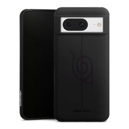 DeinDesign Google Pixel 8 Handy Premium Silikon H&uuml;lle Handyh&uuml;lle schwarz Case Konoha Sasuke Naruto Shippuden Silikon Premium Case