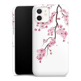 DeinDesign iPhone 12 Handy Premium Case Smartphone Handyh&uuml;lle Schutzh&uuml;lle gl&auml;nzend Aisa Japan Cherry Blossom Premium Case