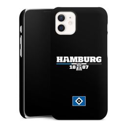 DeinDesign iPhone 12 mini Handy Premium Case Smartphone Handyh&uuml;lle Schutzh&uuml;lle matt Hamburg Official Licensed Product Hsv Premium Case