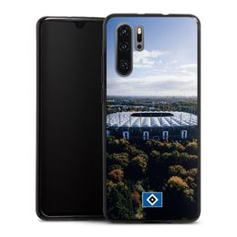 DeinDesign Huawei P30 Pro Handy Silikon H&uuml;lle Case schwarz Handyh&uuml;lle Hsv Hamburger Sv Stadium