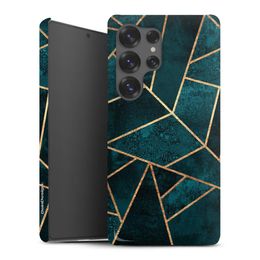 DeinDesign Galaxy S25 Ultra Handy Premium Case Smartphone Handyh&uuml;lle Schutzh&uuml;lle gl&auml;nzend Stone Elisabeth Fredriksson Gold & Copper Premium Case
