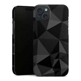 DeinDesign iPhone 15 Plus Handy Premium Case Smartphone Handyh&uuml;lle Schutzh&uuml;lle matt Abstract Muster Geometric Premium Case
