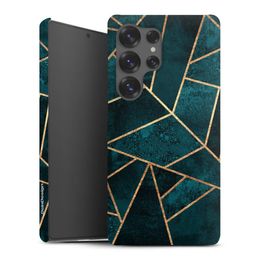 DeinDesign Galaxy S25 Ultra Handy Premium Case Smartphone Handyh&uuml;lle Schutzh&uuml;lle matt Stone Elisabeth Fredriksson Gold & Copper Premium Case