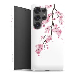 DeinDesign Galaxy S25 Ultra Handy Premium Case Smartphone Handyh&uuml;lle Schutzh&uuml;lle gl&auml;nzend Aisa Japan Cherry Blossom Premium Case