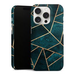DeinDesign iPhone 15 Pro Handy Premium Case Smartphone Handyh&uuml;lle Schutzh&uuml;lle matt Stone Elisabeth Fredriksson Gold & Copper Premium Case