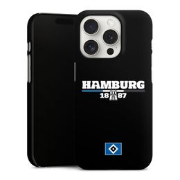 DeinDesign iPhone 15 Pro Handy Premium Case Smartphone Handyh&uuml;lle Schutzh&uuml;lle matt Hamburg Official Licensed Product Hsv Premium Case