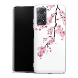 DeinDesign Xiaomi Redmi Note 11 Pro 5G Handy Silikon H&uuml;lle Case transparent Handyh&uuml;lle Japan Aisa Cherry Blossom Silikon Case