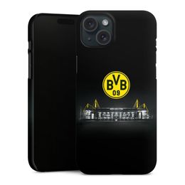 DeinDesign iPhone 15 Plus Handy Premium Case Smartphone Handyh&uuml;lle Schutzh&uuml;lle matt Borussia Dortmund Stadium Bvb Premium Case