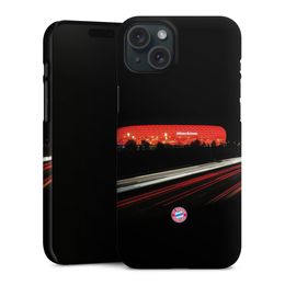 DeinDesign iPhone 15 Plus Handy Premium Case Smartphone Handyh&uuml;lle Schutzh&uuml;lle matt Fcb Fc Bayern M&uuml;nchen Stadium Premium Case