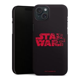 DeinDesign iPhone 15 Plus Handy Premium Case Smartphone Handyh&uuml;lle Schutzh&uuml;lle matt Star Wars Merchandise Logo Premium Case