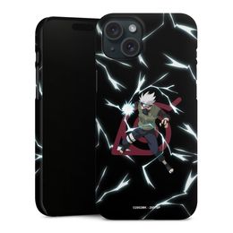 DeinDesign iPhone 15 Plus Handy Premium Case Smartphone Handyh&uuml;lle Schutzh&uuml;lle matt Naruto Shippuden Official Licensed Product Kakashi Premium Case