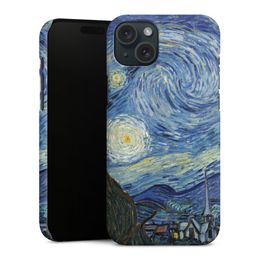 DeinDesign iPhone 15 Plus Handy Premium Case Smartphone Handyh&uuml;lle Schutzh&uuml;lle matt The Starry Night Kunst Premium Case