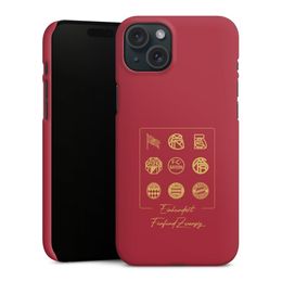 DeinDesign iPhone 15 Plus Handy Premium Case Smartphone Handyh&uuml;lle Schutzh&uuml;lle matt Merchandise Fc Bayern M&uuml;nchen Fcb 125 Jahre Premium Case