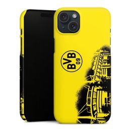 DeinDesign iPhone 15 Plus Handy Premium Case Smartphone Handyh&uuml;lle Schutzh&uuml;lle matt Stadium Bvb Borussia Dortmund Premium Case