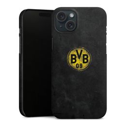 DeinDesign iPhone 15 Plus Handy Premium Case Smartphone Handyh&uuml;lle Schutzh&uuml;lle matt Bvb Borussia Dortmund Merchandise Premium Case