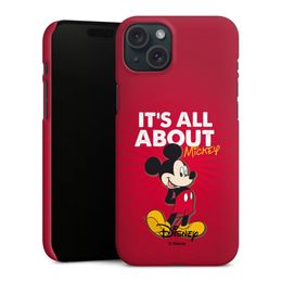 DeinDesign iPhone 15 Plus Handy Premium Case Smartphone Handyh&uuml;lle Schutzh&uuml;lle matt Disney Official Licensed Product Mouse Premium Case