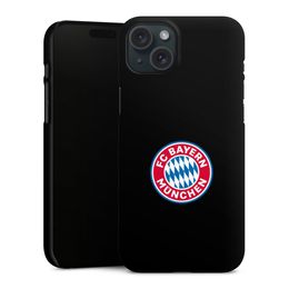 DeinDesign iPhone 15 Plus Handy Premium Case Smartphone Handyh&uuml;lle Schutzh&uuml;lle matt Fc Bayern M&uuml;nchen Logo Official Licensed Product Premium Case