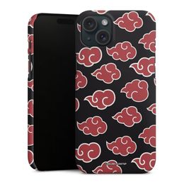DeinDesign iPhone 15 Plus Handy Premium Case Smartphone Handyh&uuml;lle Schutzh&uuml;lle matt Naruto Shippuden Pattern Akatsuki Premium Case