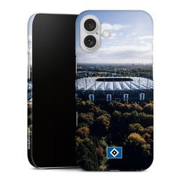 DeinDesign iPhone 16 Plus Handy Premium Case Smartphone Handyh&uuml;lle Schutzh&uuml;lle matt Hsv Hamburger Sv Stadium Premium Case