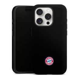 DeinDesign iPhone 15 Pro Handy Panzer Handyh&uuml;lle robuste Outdoor H&uuml;lle Schutzh&uuml;lle matt Fcb Fc Bayern M&uuml;nchen Logo Tough Case