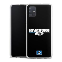 DeinDesign Galaxy A51 Handy Silikon H&uuml;lle Case transparent Handyh&uuml;lle Hamburg Official Licensed Product Hsv Silikon Case