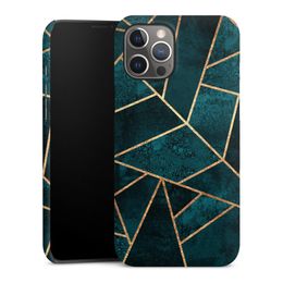 DeinDesign iPhone 12 Pro Max Handy Premium Case Smartphone Handyh&uuml;lle Schutzh&uuml;lle matt Elisabeth Fredriksson Gold & Copper Stone Premium Case