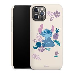 DeinDesign iPhone 12 Pro Max Handy Premium Case Smartphone Handyh&uuml;lle Schutzh&uuml;lle matt Flowers Lilo & Stitch Official Licensed Product Premium Case
