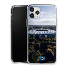 DeinDesign iPhone 11 Pro Max Handy Silikon H&uuml;lle Case transparent Handyh&uuml;lle Hsv Hamburger Sv Stadium Silikon Case