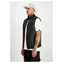 Blouson Alpha Industries "Puffer Vest Light", Herren, Gr. M, schwarz, Obermaterial: 100% Polyester; Futter: 100% Polyester; F&uuml;llung: 100% Polyester, Jacken Blouson