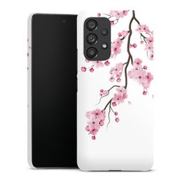 DeinDesign Galaxy A53 5G Handy Premium Case Smartphone Handyh&uuml;lle Schutzh&uuml;lle matt Cherry Blossom Japan Aisa Premium Case