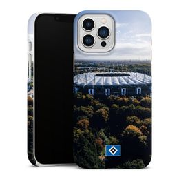 DeinDesign iPhone 13 Pro Max Handy Premium Case Smartphone Handyh&uuml;lle Schutzh&uuml;lle matt Hsv Hamburger Sv Stadium Premium Case