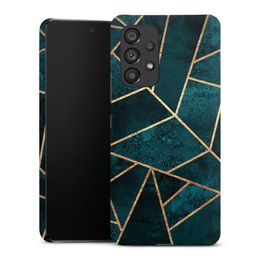 DeinDesign Galaxy A53 5G Handy Premium Case Smartphone Handyh&uuml;lle Schutzh&uuml;lle matt Elisabeth Fredriksson Stone Gold & Copper Premium Case