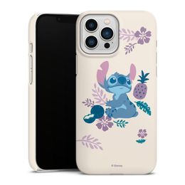 DeinDesign iPhone 13 Pro Max Handy Premium Case Smartphone Handyh&uuml;lle Schutzh&uuml;lle matt Flowers Lilo & Stitch Official Licensed Product Premium Case