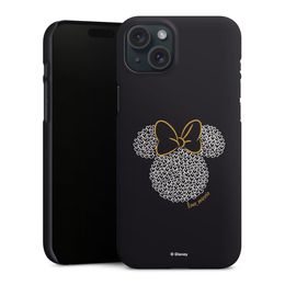 DeinDesign iPhone 15 Plus Handy Premium Case Smartphone Handyh&uuml;lle Schutzh&uuml;lle matt Minnie Mouse Muster Disney Premium Case