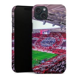 DeinDesign iPhone 15 Plus Handy Premium Case Smartphone Handyh&uuml;lle Schutzh&uuml;lle matt Stadium Fcb Fc Bayern M&uuml;nchen Premium Case