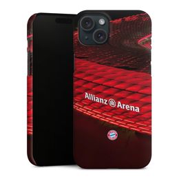 DeinDesign iPhone 15 Plus Handy Premium Case Smartphone Handyh&uuml;lle Schutzh&uuml;lle matt Fc Bayern M&uuml;nchen Stadium Fcb Premium Case