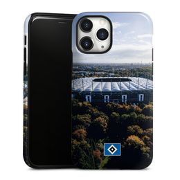 DeinDesign iPhone 11 Pro Handy Panzer Handyh&uuml;lle robuste Outdoor H&uuml;lle Schutzh&uuml;lle gl&auml;nzend Hamburger Sv Hsv Stadium Tough Case