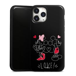DeinDesign iPhone 11 Pro Handy Panzer Handyh&uuml;lle robuste Outdoor H&uuml;lle Schutzh&uuml;lle gl&auml;nzend Disney Love Tough Case